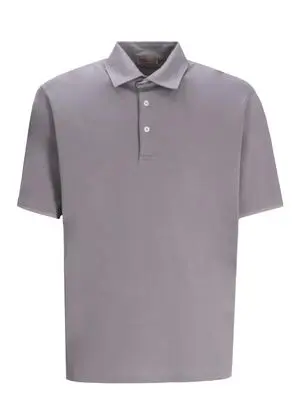 Herno Short-sleeve Cotton Polo Shirt - Nero