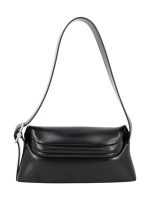 OSOI OSOI Folder Brot Leather Shoulder Bag Black
