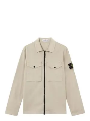 Stone Island Sandstone-treated Overshirt - Sand