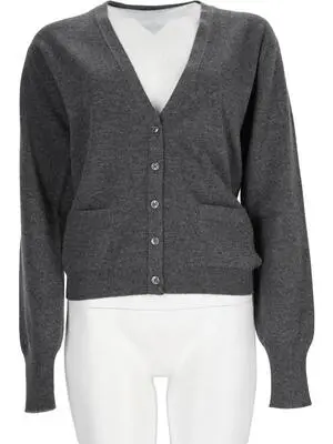 MAISON MARGIELA Cardigan In Lana - Gray