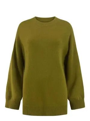 HARRIS TAPPER Kiki Wool-Cashmere Sweater Green