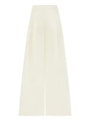 HARRIS TAPPER Exclusive Kennedy Satin Faille Trousers - Ivory