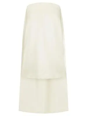 HARRIS TAPPER Exclusive Coppola Satin Faille Mini Dress Ivory