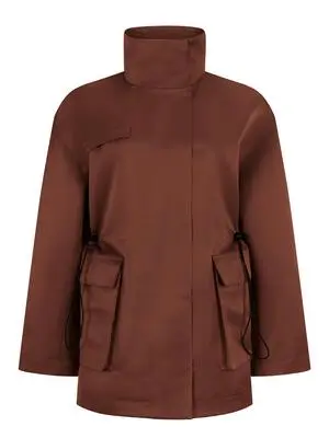 HARRIS TAPPER Balmoral Satin Faille Parka