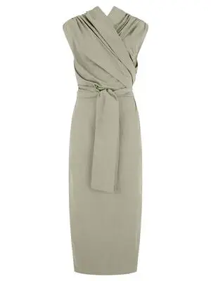 HARRIS TAPPER Chamberlain Nylon Maxi Dress - Grey