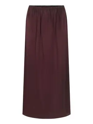 HARRIS TAPPER Camilla Silk Satin Midi Skirt