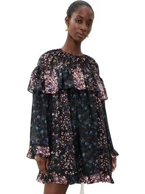 Ulla Johnson Lune Silk Mini Dress - Eclipse