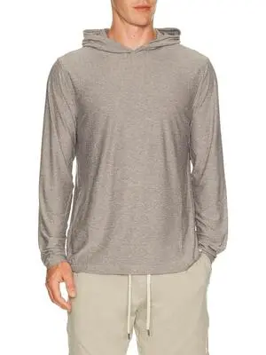 Vuori Strato Tech Hoodie In Grey - Heather Grey