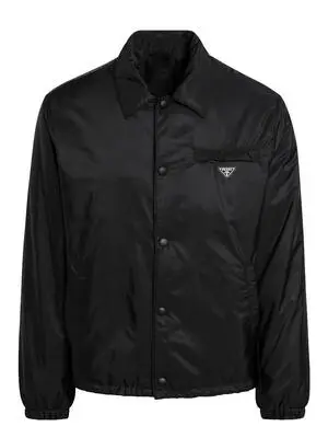 Prada Leather Zip-up Jacket - Black