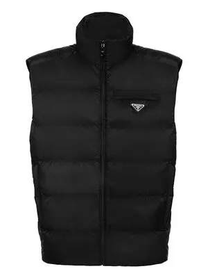 Prada Quilted Puffer Vest - Black