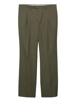 Prada Tailored Pleated Trousers - Green