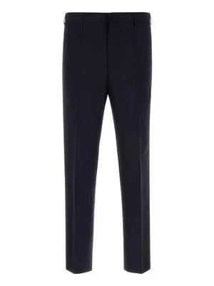 Prada PRADA Tailored Wool Trousers Blue