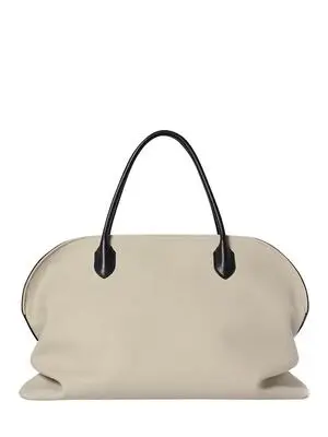 THE ROW Agnes 15 Canvas Bag - Neutral