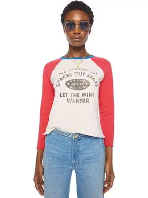 MOTHER The Vintage Sporty Concert Spaced Out T-shirt - Red