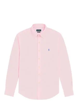 Polo Ralph Lauren Logo-embroidered Cotton Shirt Pink