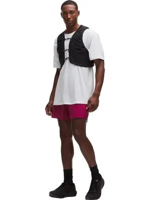 Lululemon Fast And Free Lined Running Short 5 - Raspberry Rave/raspberry Rave
