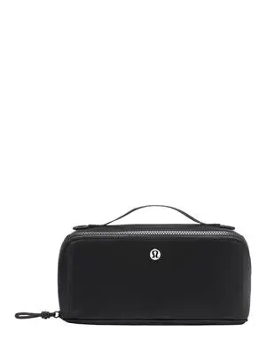 Lululemon Open-flat Toiletry Bag Black/silver