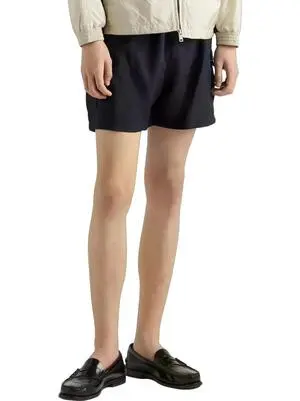 Prada Mohair Wool Shorts - Blue