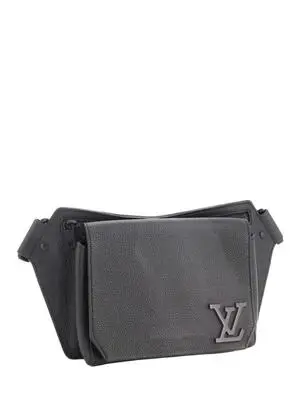 LOUIS VUITTON Aerogram Takeoff Sling Bag Leather Belt Bag