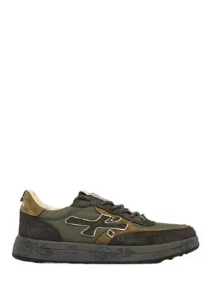 Premiata Nous Panelled Sneakers - Brown