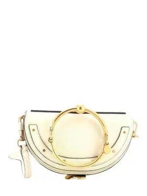 Chloé Nile Leather Mini Crossbody Bag - Neutrals