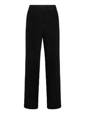 Karl Lagerfeld Rhinestone Embellished Tailored Pants - Black