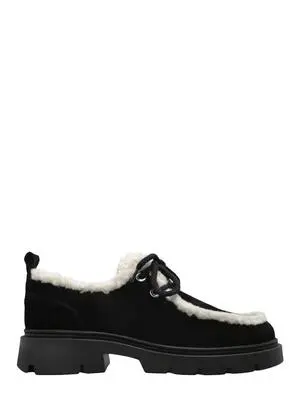 INUIKII Inuikii Mocabee Ballet Flats With Shearling Trim
