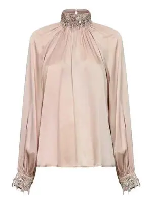 ALINA Bead-embellished Blouse