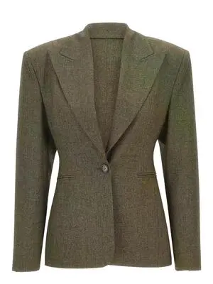 Andamane Toni Peak-lapel Blazer - Green