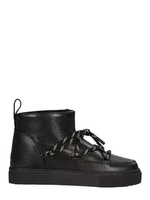 INUIKII Inuikii Grainy Leather Lace-Up Boots