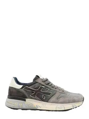 Premiata Premiata Mick Panelled Logo Detail Sneakers Grey