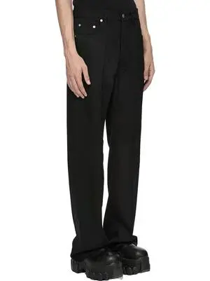 Rick Owens Geth Wide-leg Jeans - Black