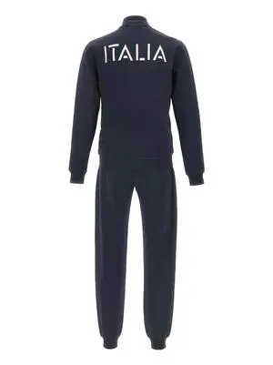 EA7 Logo-tape Tracksuit - Blue