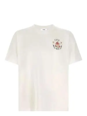Casablanca Casa Way Graphic-print T-shirt - Neutrals