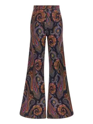 ETRO ETRO Paisley-Print Flared Jeans