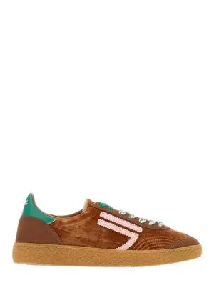PURAAI Velvet-effect Sneakers - Brown