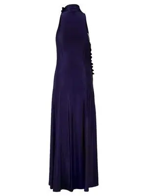 PACO RABANNE Floral-embroidered Sleeveless Maxi Dress