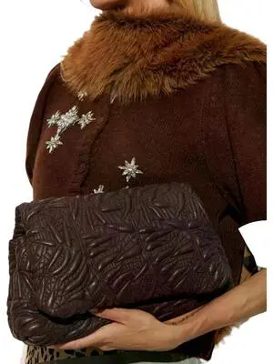 MUNTHE Foluke Quilted Clutch Bag