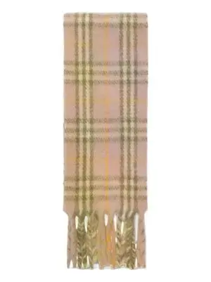 BURBERRY Burberry Check Alpaca Blend Scarf
