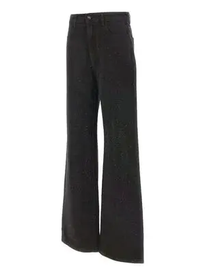 TWENTY FOURHAITCH TWENTY FOURHAITCH Anser Rhinestone Embellished Bootcut Jeans