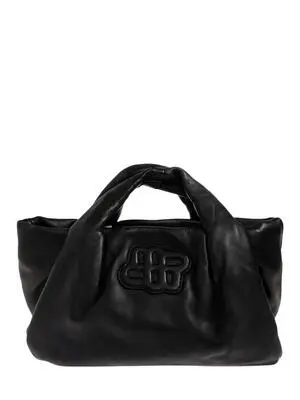 Munthe Logo Patch Tote Bag - Black
