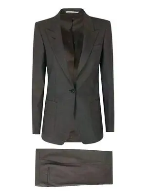 Tagliatore Single-breasted Wool Suit - Grey