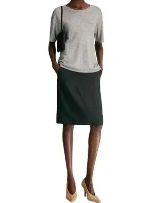 Loulou De Saison Ezra Jersey T-shirt - Grey