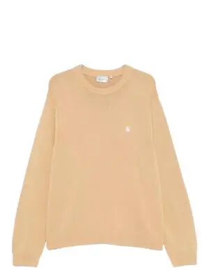 Carhartt Work In Progress Kori Logo Embroidered Sweater - Neutrals