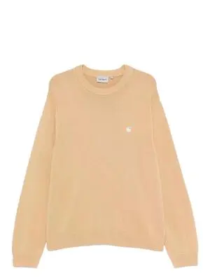 Carhartt Work In Progress Carhartt WIP Kori Logo Embroidered Sweater Neutrals