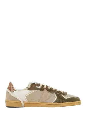 Philippe Model Pgal Logo-patch Sneakers - Neutrals