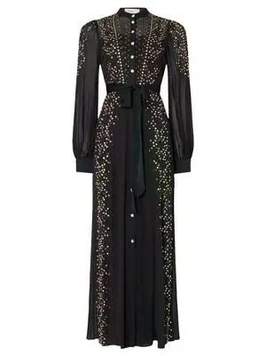 TEMPERLEY LONDON Oberon Crystal-embellished Maxi Dress - Black