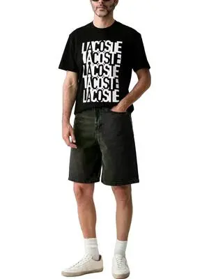 Lacoste Logo-print T-shirt - Black