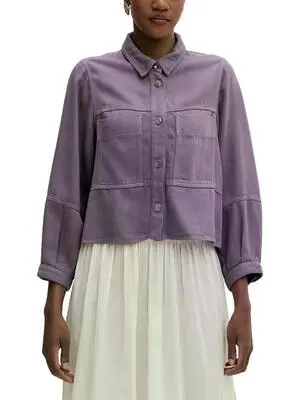 SESSUN Leone Chest-pocket Shirt - Purple