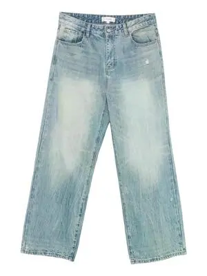 FOUND Faded Effect Jeans - Blue
